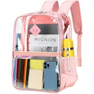 JANABANG Clear Backpack Heavy Duty Stadium Approved PVC School ...