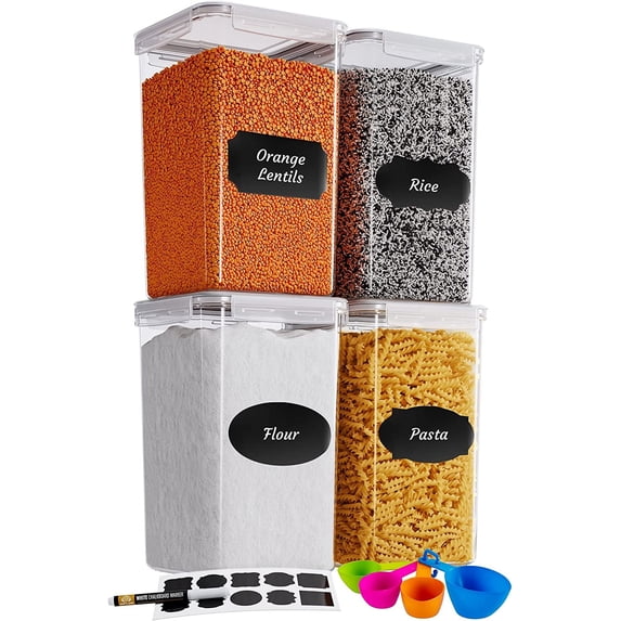 Sanmadrola 6.5L Airtight Food Storage Containers, Dry Keeper for ...