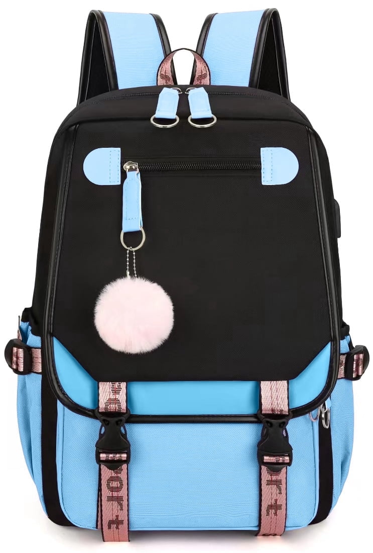 SANMADROLA Waterproof School Backpack, Heavy Duty Kids Bookbag with USB ...