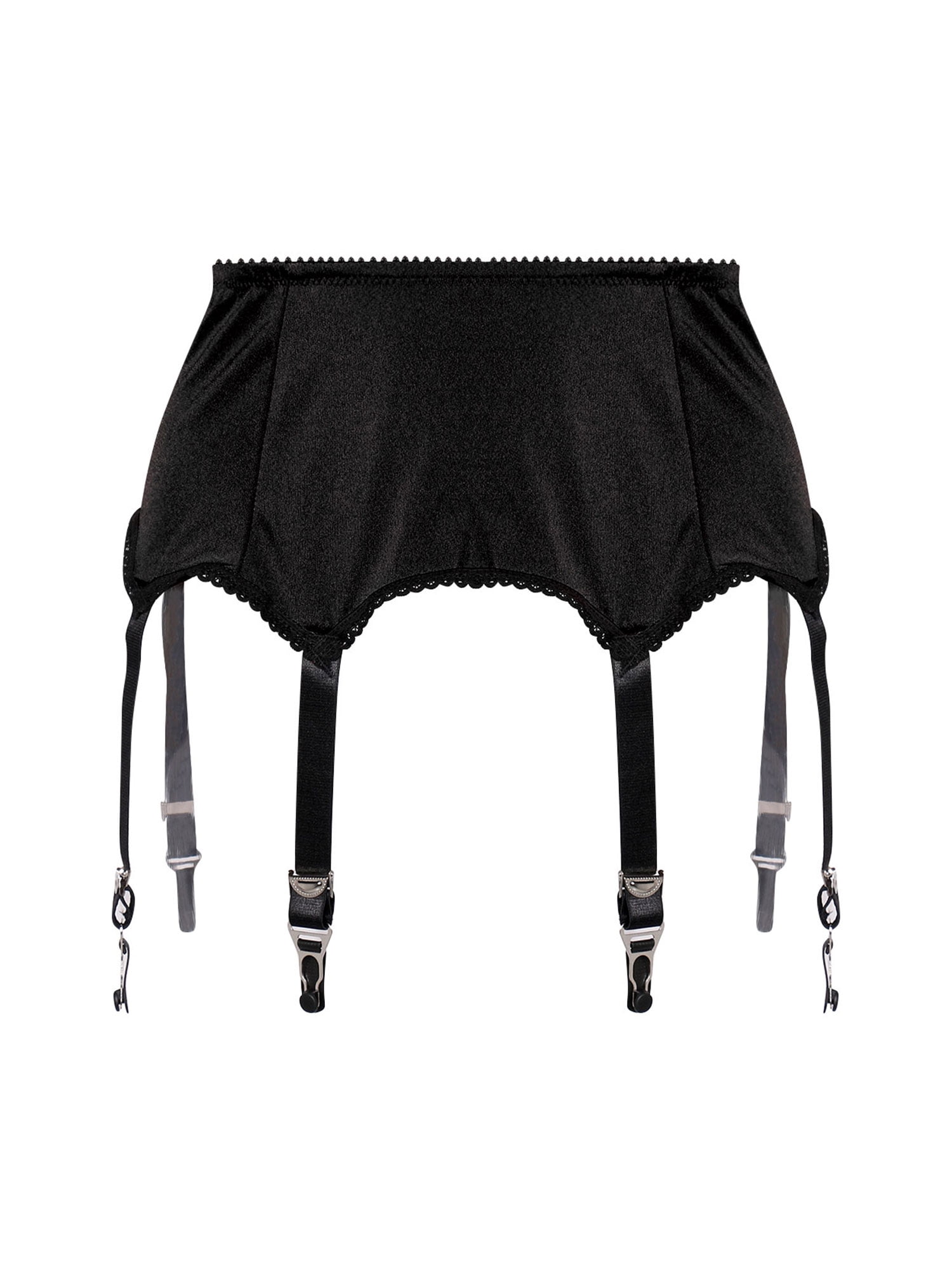 SANNEDONG Womens Suspender Garter Belt High-Waisted 6-Strap Belts for ...