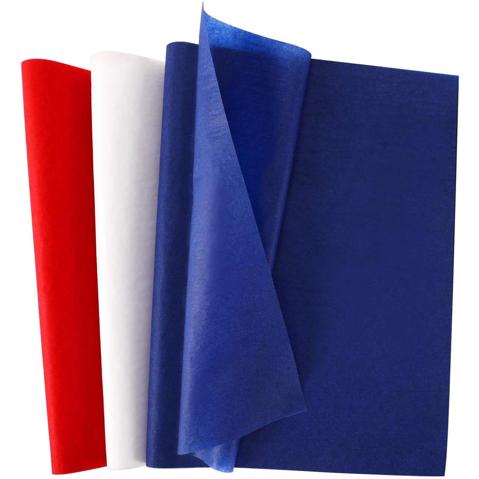 SANNIX 100 Sheets 4th of July Patriotic Tissue Paper Bulk Red White ...