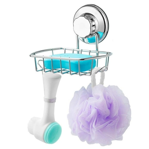 Suction Cup Soap Holder, Wall Mounted Soap Storage Rack, Bathroom Soap ...