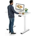 SANODESK Electric Standing Desk 48 x 24 Inches Whole-Piece Desktop ...