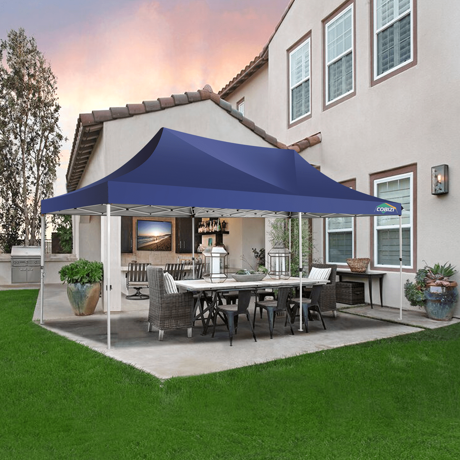 SANOPY 10 x 20 Quictent 10x20 ft Pop up Canopy with Mesh Window ...