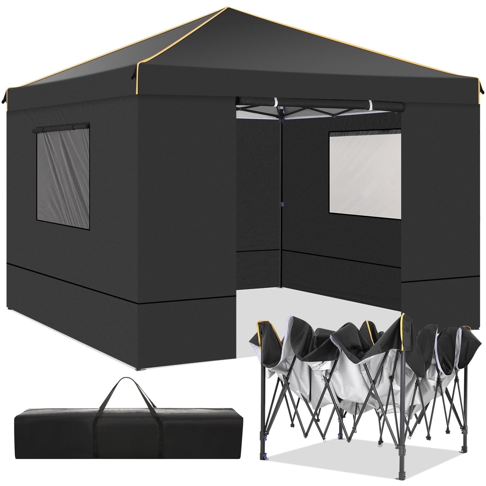 SANOPY 10' x 10' Pop up Canopy Tent, UV and Rain Resistant Canopy ...
