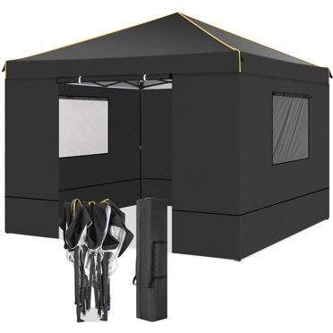 MCombo 4-Sided Gazebo Portable Pop Up Tent Canopy, Shelter Hub Screen ...