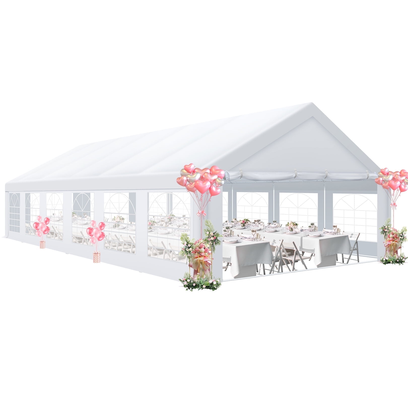 SANOPY 20'x40' Large Heavy Duty Outdoor Canopy Party Tent & Carport ...