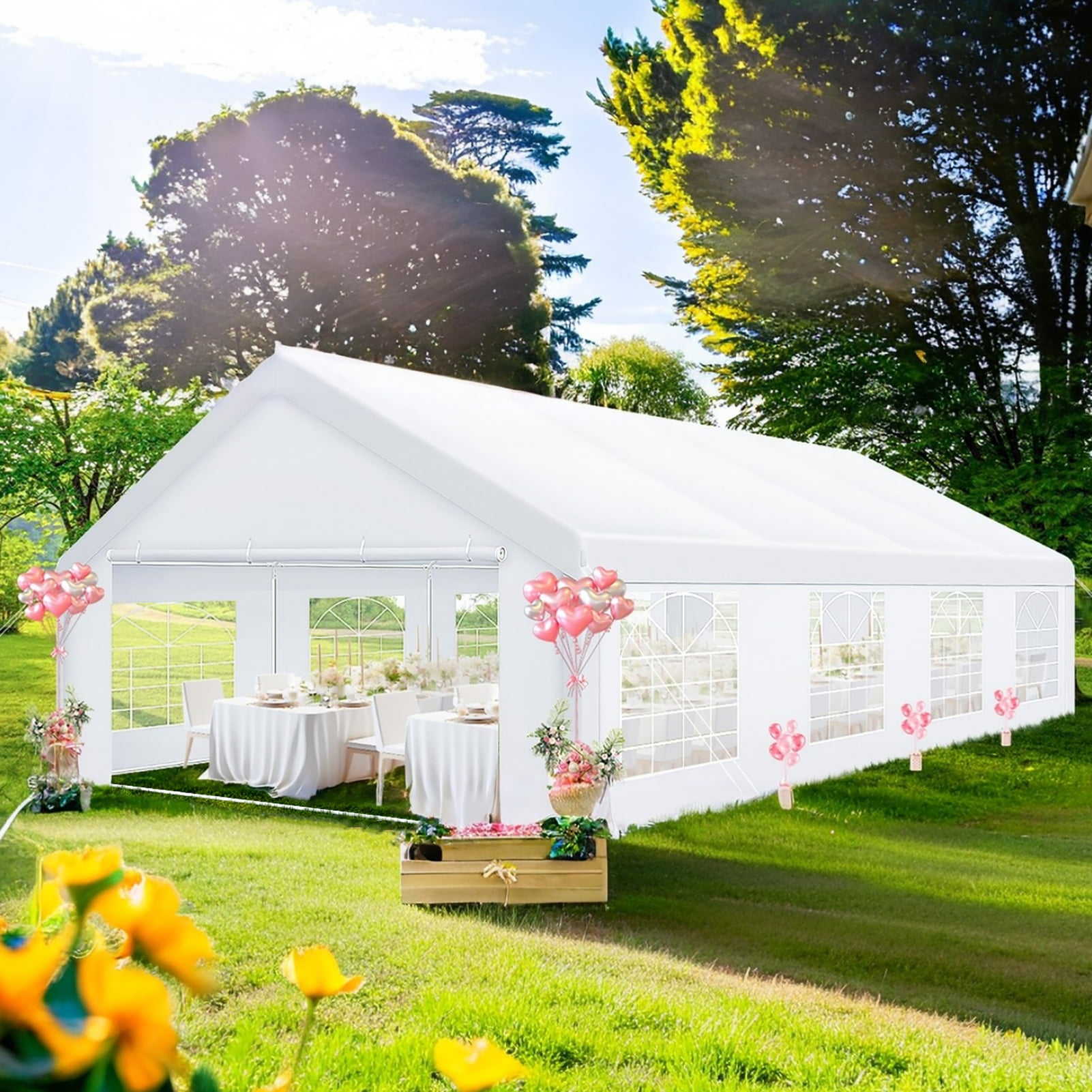 SANOPY 20x30ft Party Tent Heavy Duty, Wedding Event Canopy Tents for ...