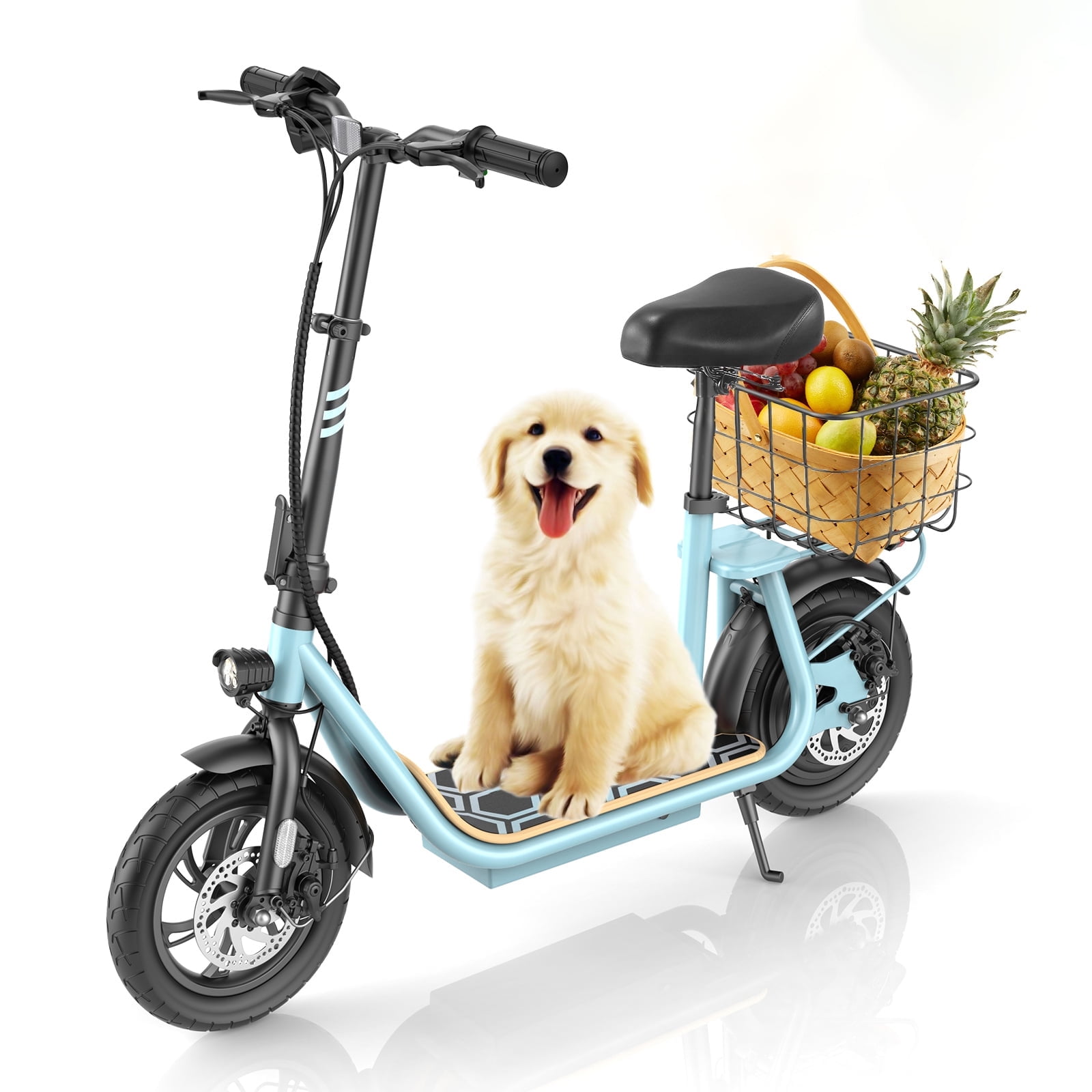 SANOPY 750W Electric Scooter with Seat for Adults, 30 Miles Max Range ...