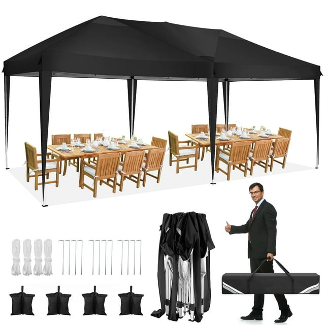 SANOPY 10x20 Waterproof Pop-up Canopy Tent for Outdoor Events, Parties ...