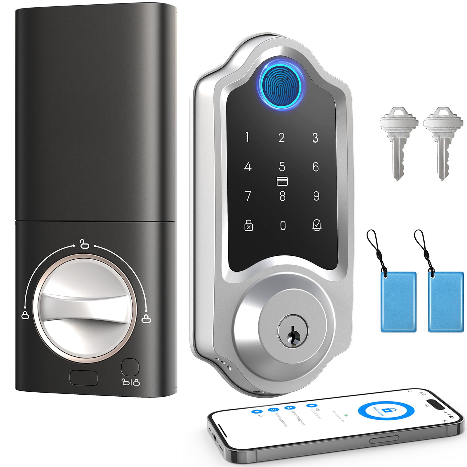 SANOPY Security Smart Lock G8, Fingerprint Keyless Entry Door Lock ...