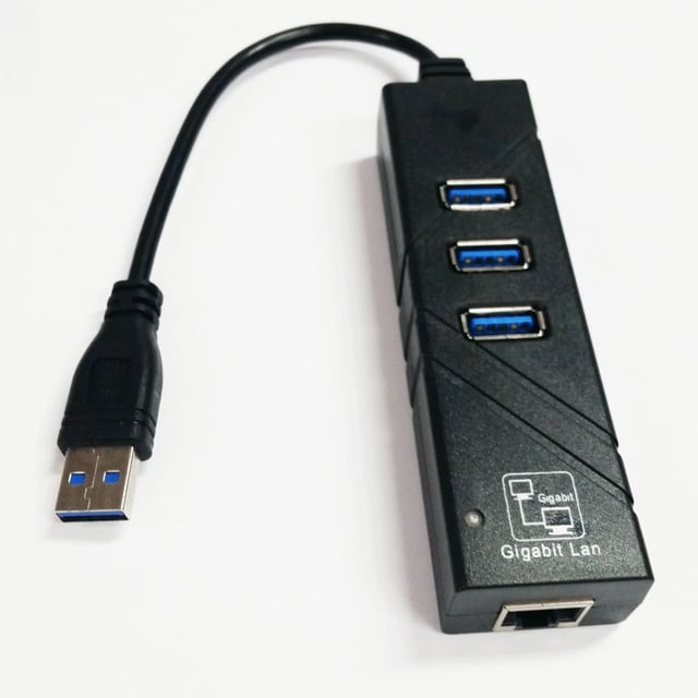 SANOXY 3 Ports USB 3.0 Gigabit Ethernet Lan RJ45 Network Adapter Hub to ...