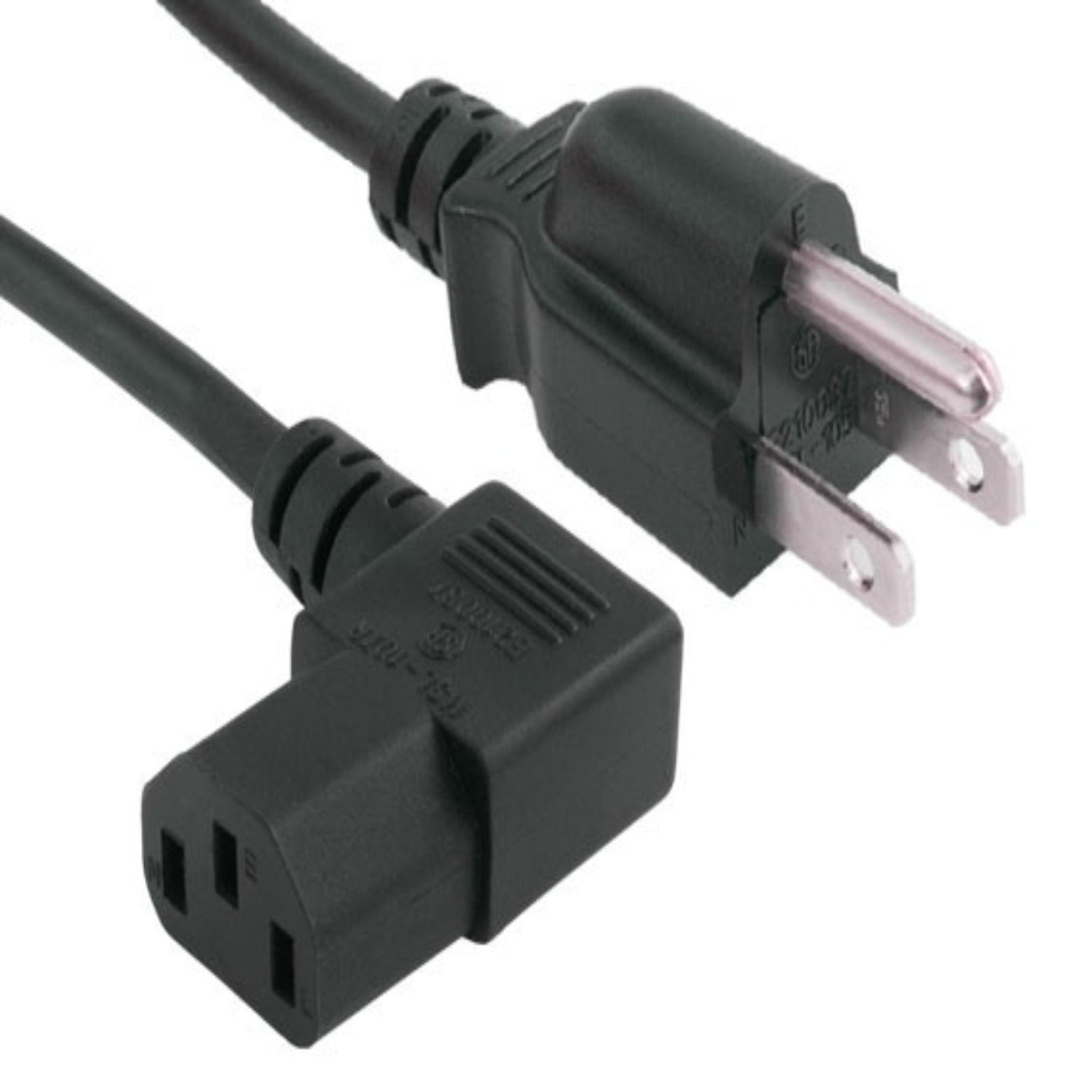 SANOXY Cables and Adapters; 3ft Universal Right Angle Power Cord (NEMA ...