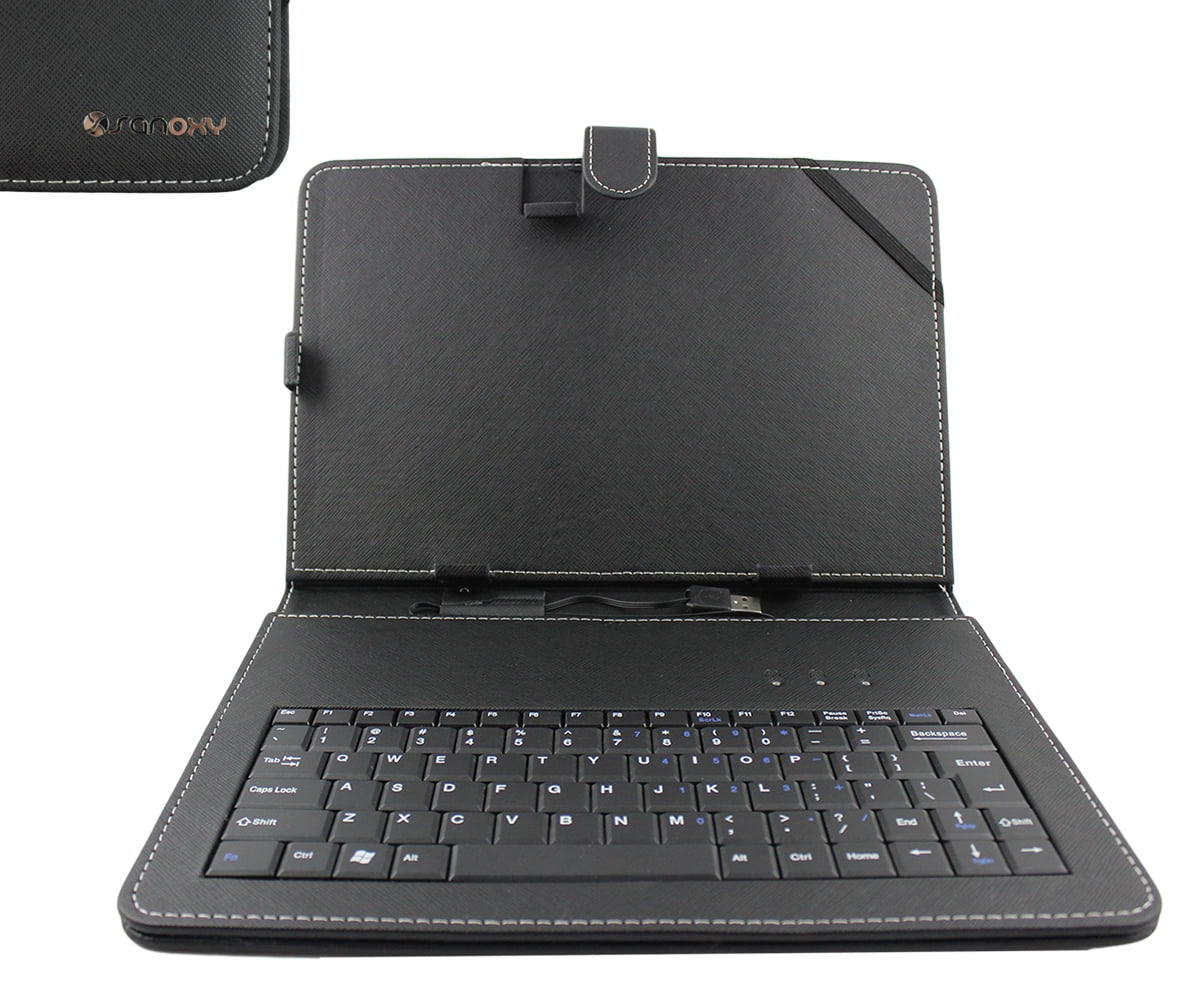 SANOXY MICRO USB Keyboard PU Leather Case Stand for 9.7 INCH Android ...