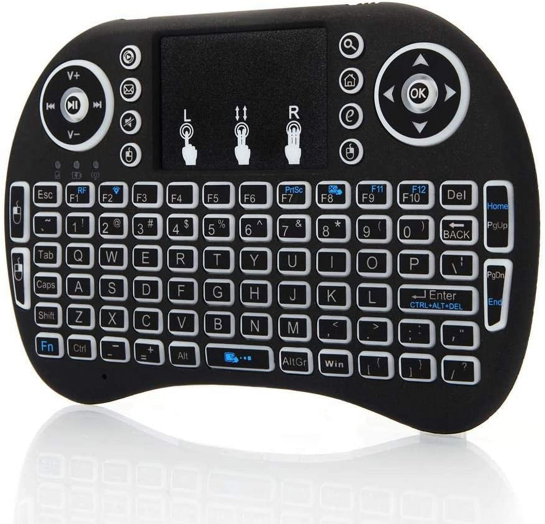 SANOXY Remote Control w. Touchpad Handheld Backlit Keyboard for Multi ...