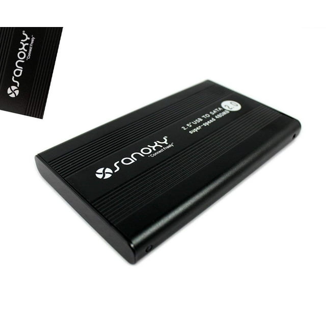 SANOXY USB 2.0 External 2.5-Inch HDD Enclosure Case for PC, Mac (SATA ...
