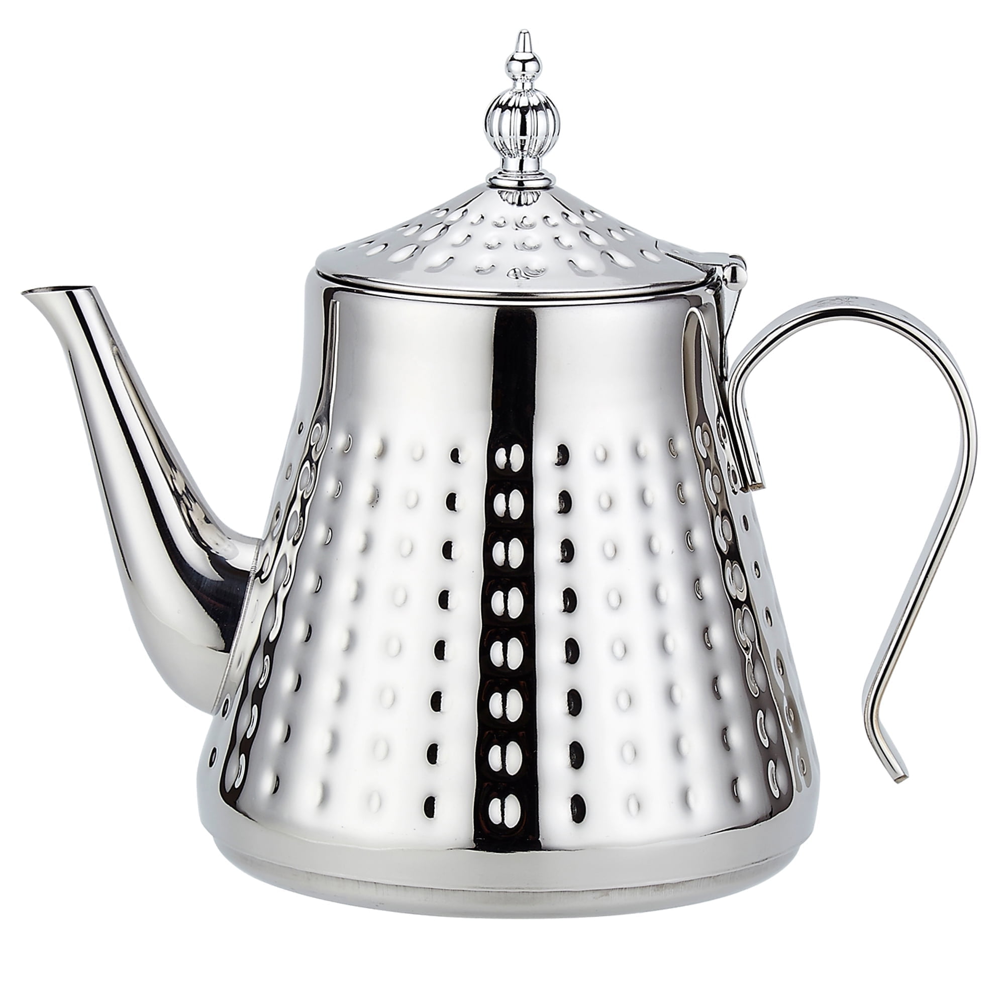 SANQIAHOME, Teapot, 1.2L(40oz), Hammer Patterned Stainless Steel ...