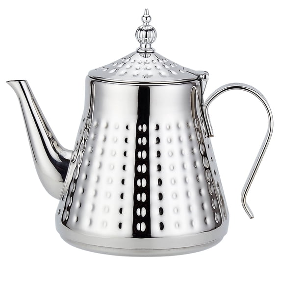 SANQIAHOME, Teapot, 1.2L(40oz), Hammer Patterned Stainless Steel ...