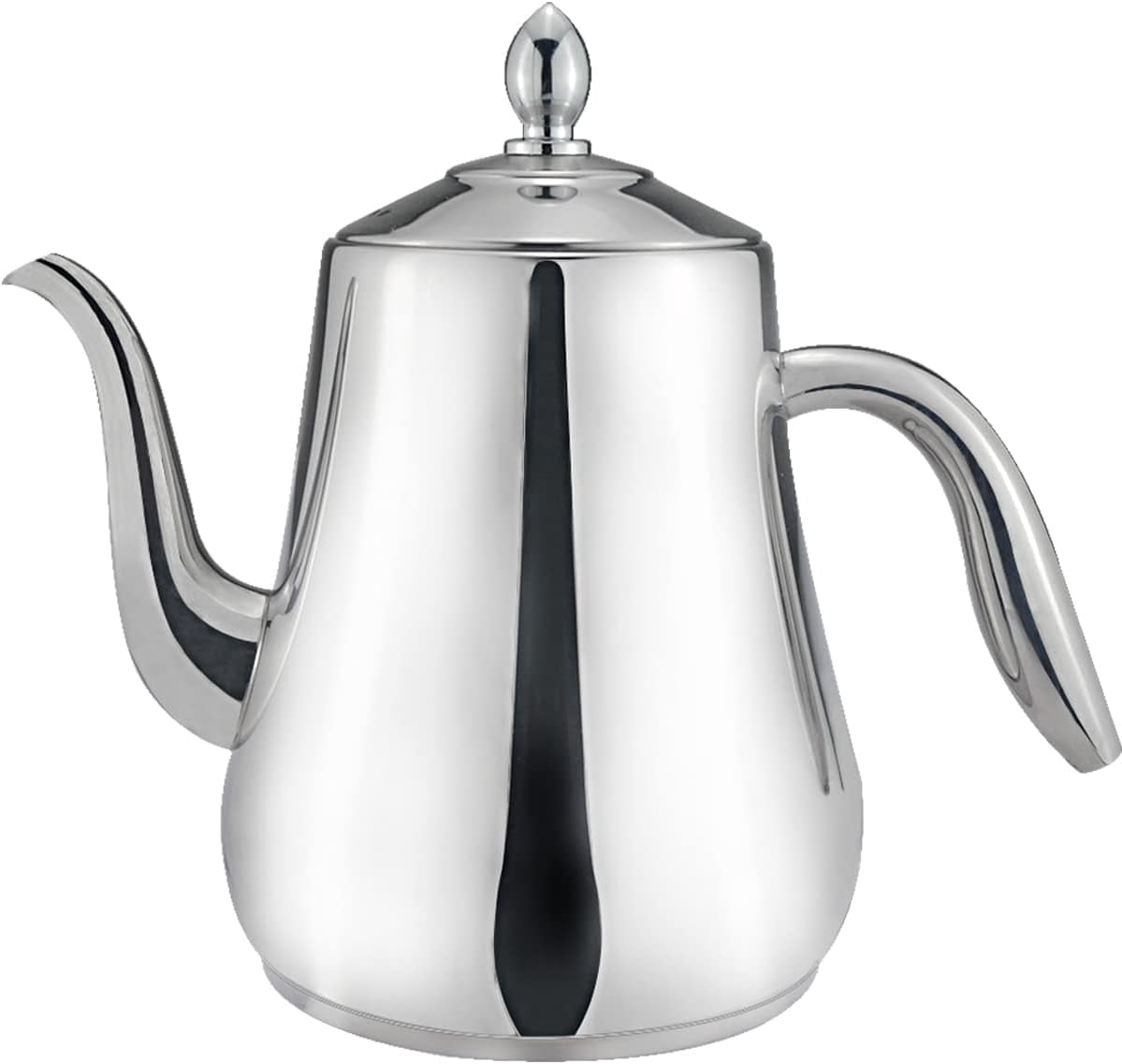 SANQIAHOME Stainless Steel Teapot with strainer Tea Pot With Removable ...