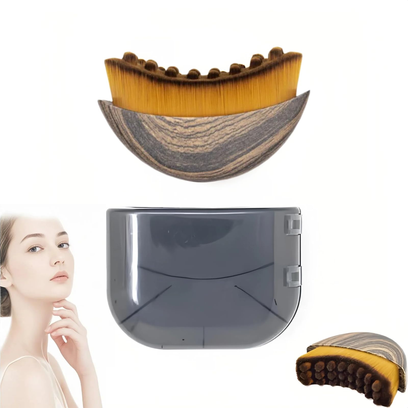 SANQiMAO Dry Brush Face AIF9 Brush,Lymphatic Contour Face Lymphatic ...