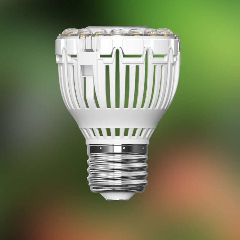 SANSI 10W Grow Light Bulb with COC Technology, Full Spectrum A17 Grow ...