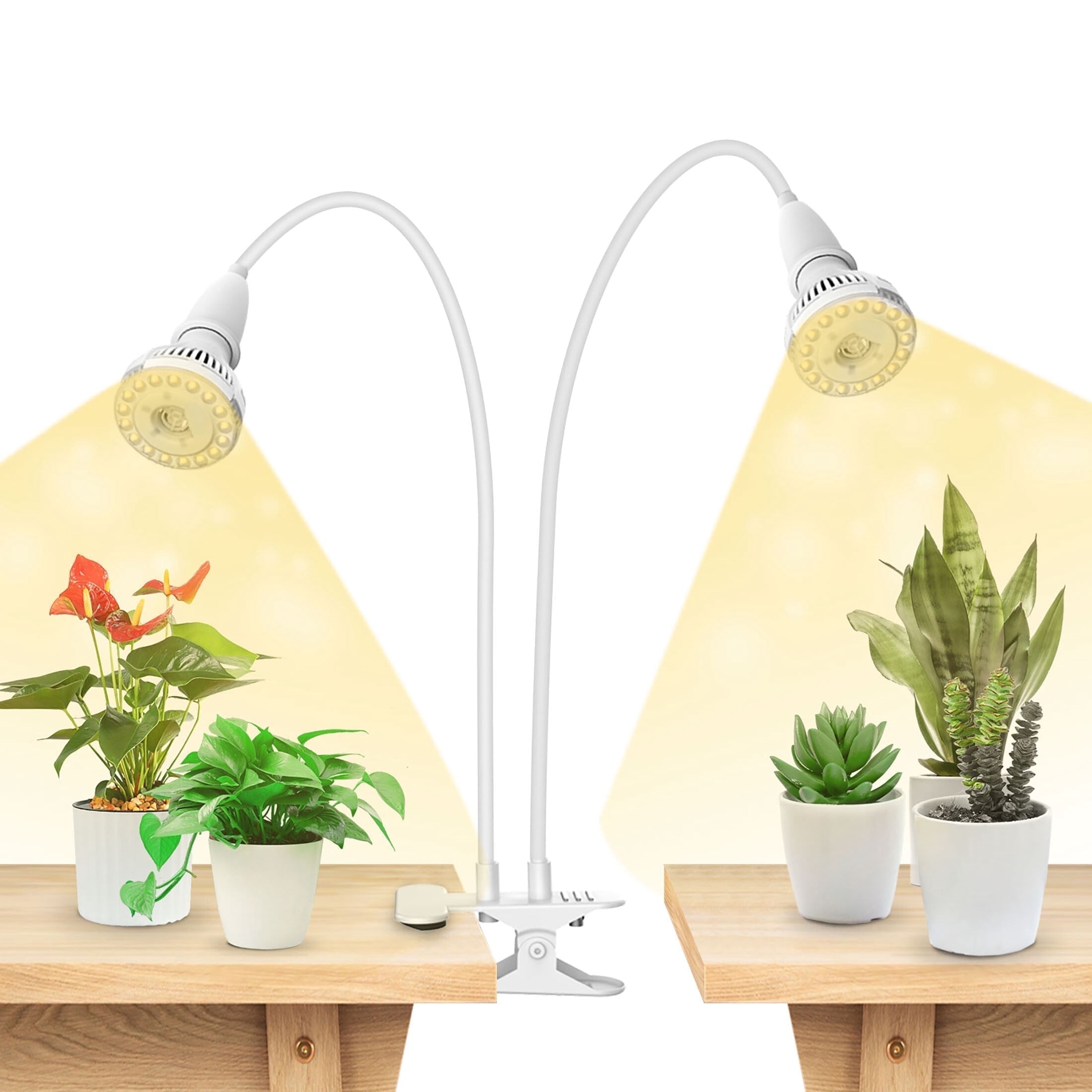 SANSI 20W LED Grow Light Bulbs, Full Spectrum White, Boost Indoor Plant ...