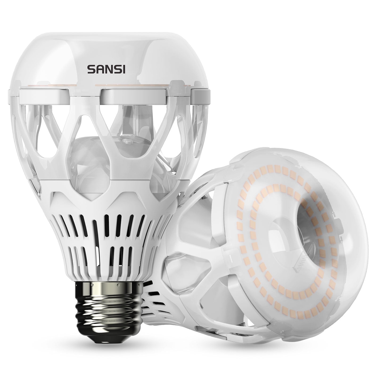 SANSI 22W A21 LED Bulbs, Bright 3000 Lumens Light Bulbs, 3000K Warm ...