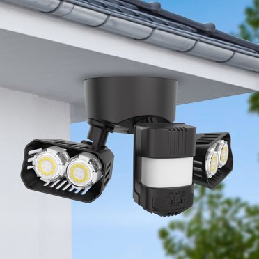 SANSI 36W LED Security Light Motion Sensor Light Outdoor, 3 Adjustable ...