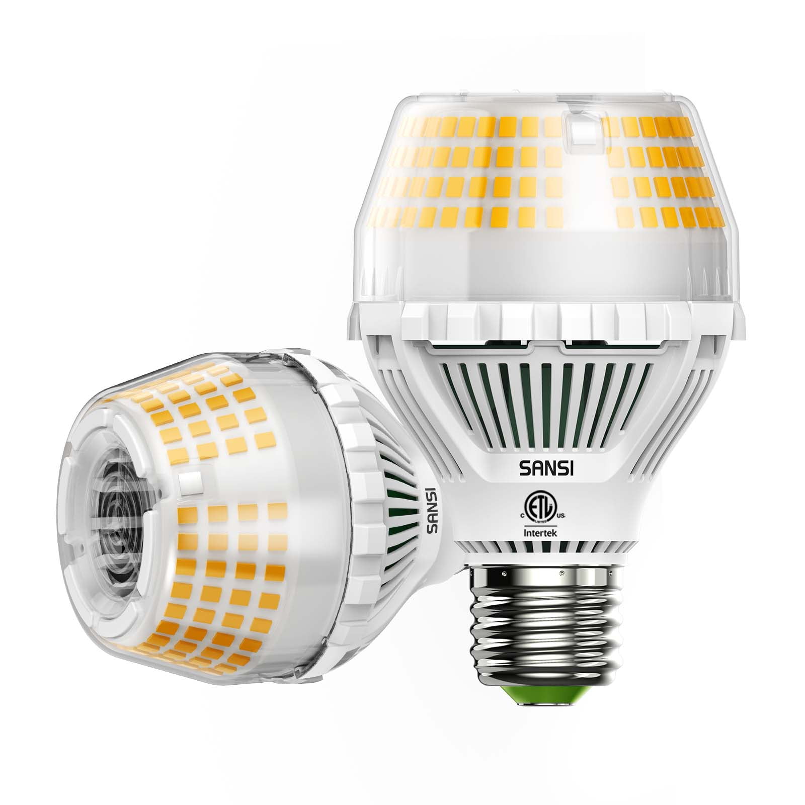 SANSI 300W Equivalent A19 LED Light Bulb, 5000 Lumens E26 LED Bulb with ...
