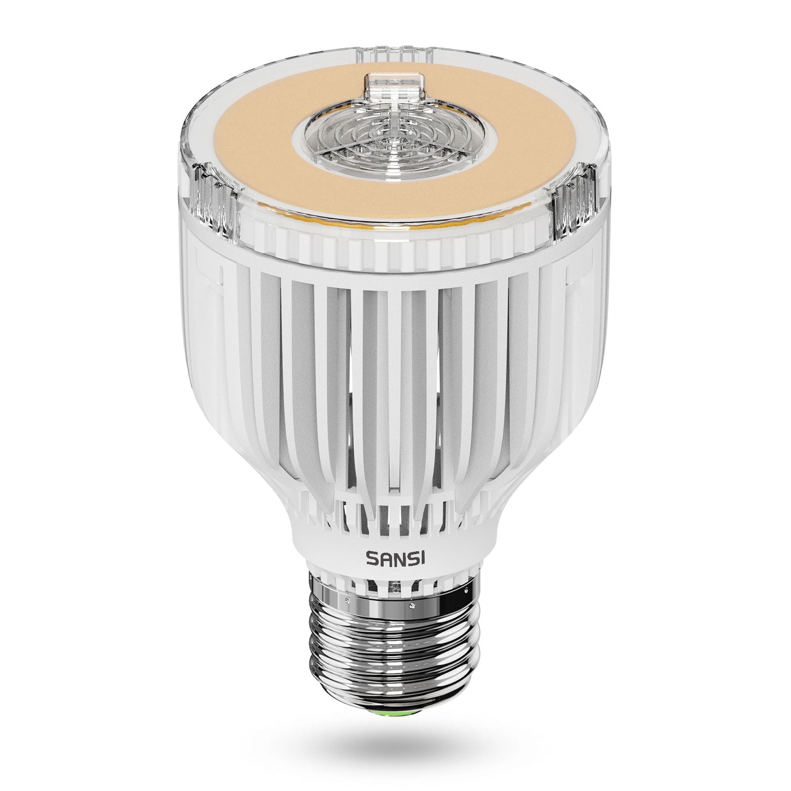 SANSI 40 Watts (400W Equiv) A19 LED Light Bulb, 5500 Lumens, E26 Base ...