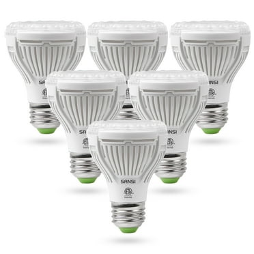 SANSI 32W Grow Light Bulbs for Indoor Plants, 350W Equivalent Full ...