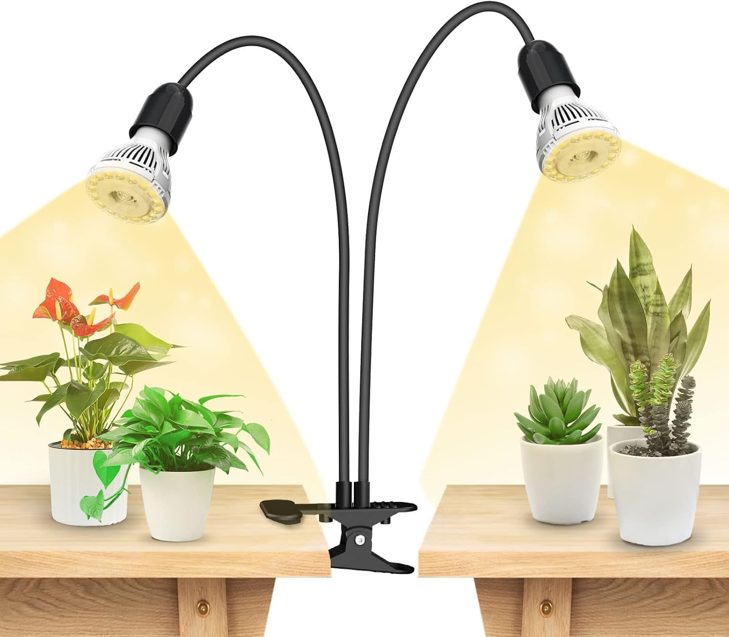 SANSI LED Grow Lights for Indoor Plants, Lifetime Free Bulb Replacement ...