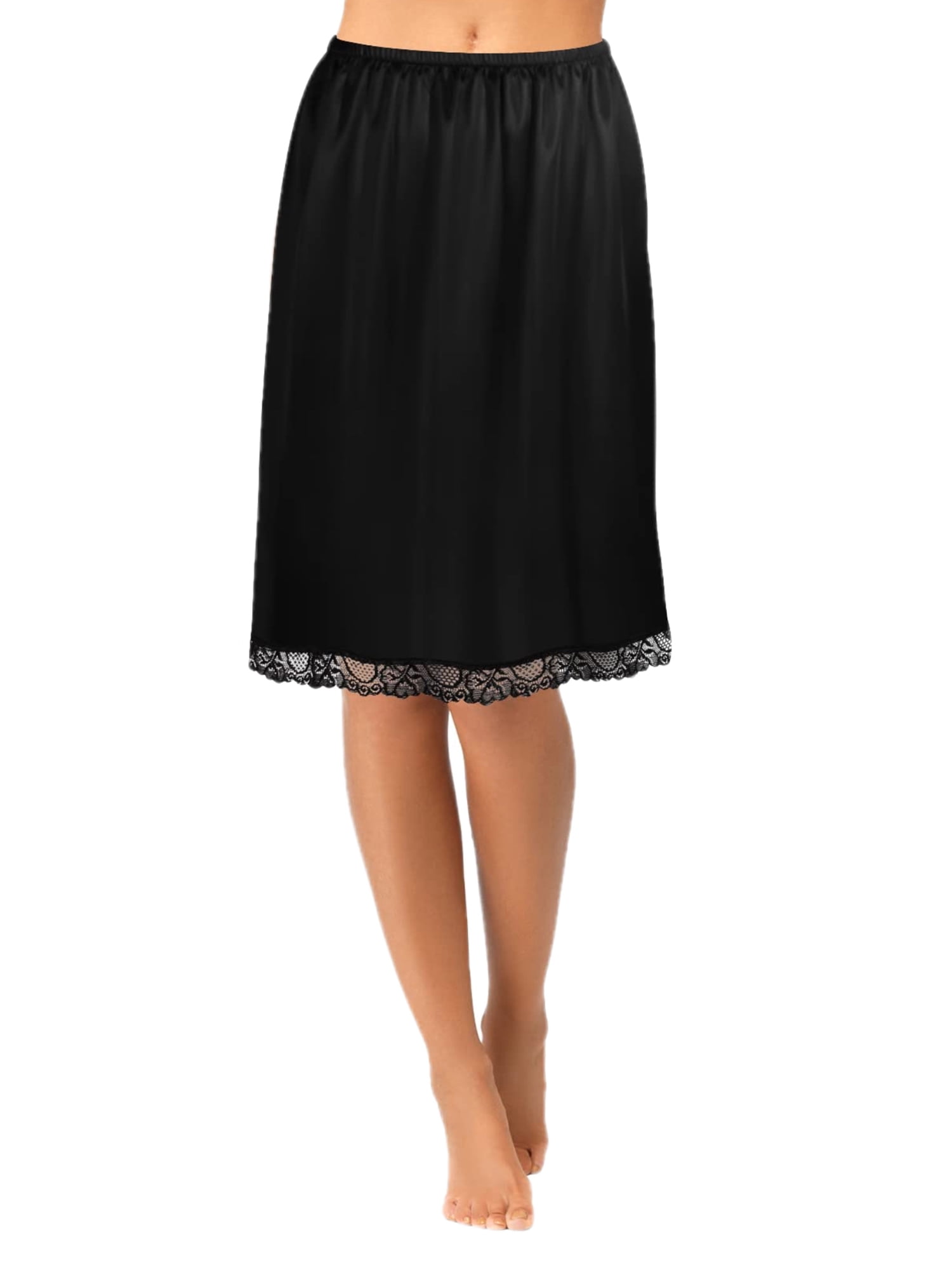 SANSIWU Half Slip for Women Under Dresses Lace Short Trim Half Slips ...