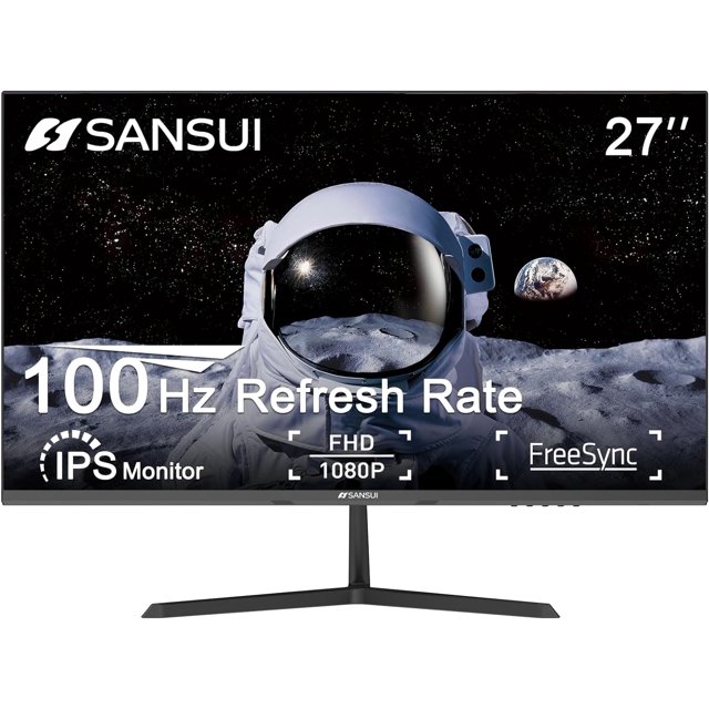 SANSUI 27" Monitor IPS 100Hz Computer Monitor Full HD 1080P with HDMI ...