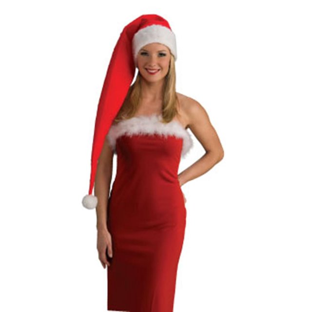 SANTA-LONG FELT SANTA HAT - Walmart.com