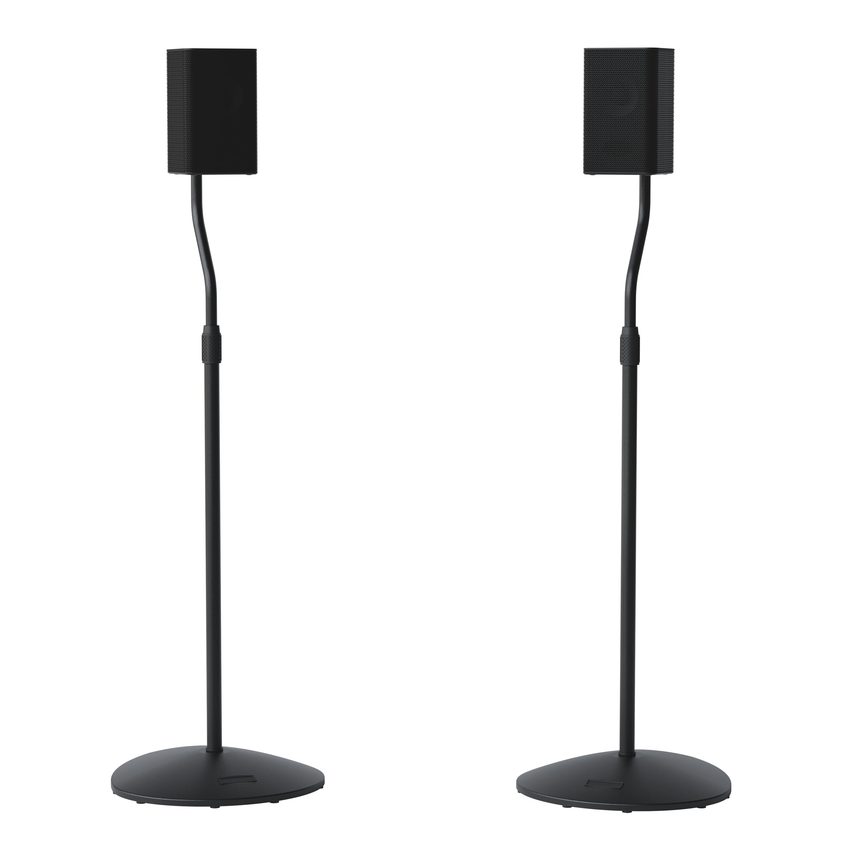 SANUS Speaker Stands Pair Holds up to 3.5 lbs – Height Adjustable ...