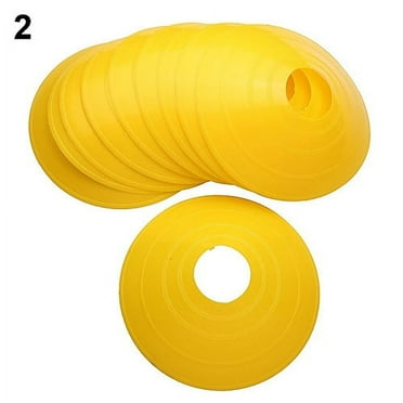 Yellow Low Profile Cones, 12-Pack - Walmart.com