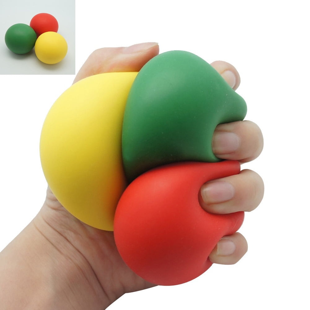 SANWOOD Hand Grip Ball Low Resistance Squeezing Stress Reliever Ball ...