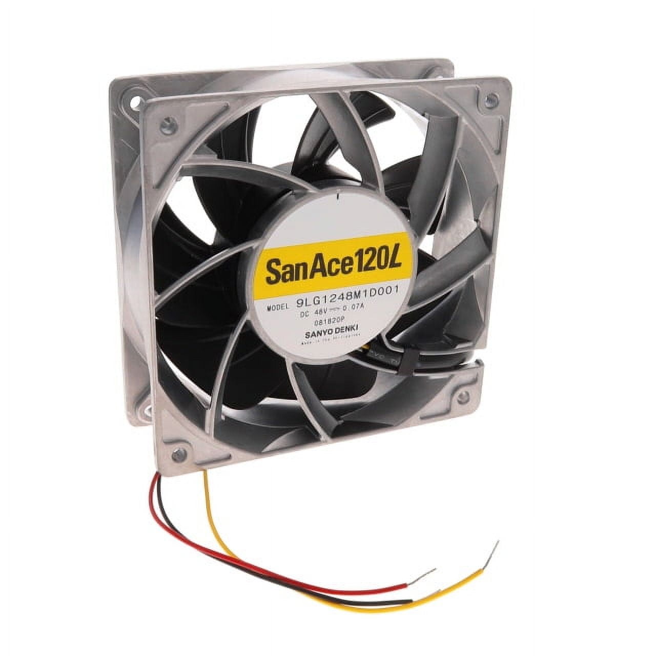 SANYO DENKI 9LG1248M1D001, DC Fans DC Fan, 120x38mm, 48VDC, High ...