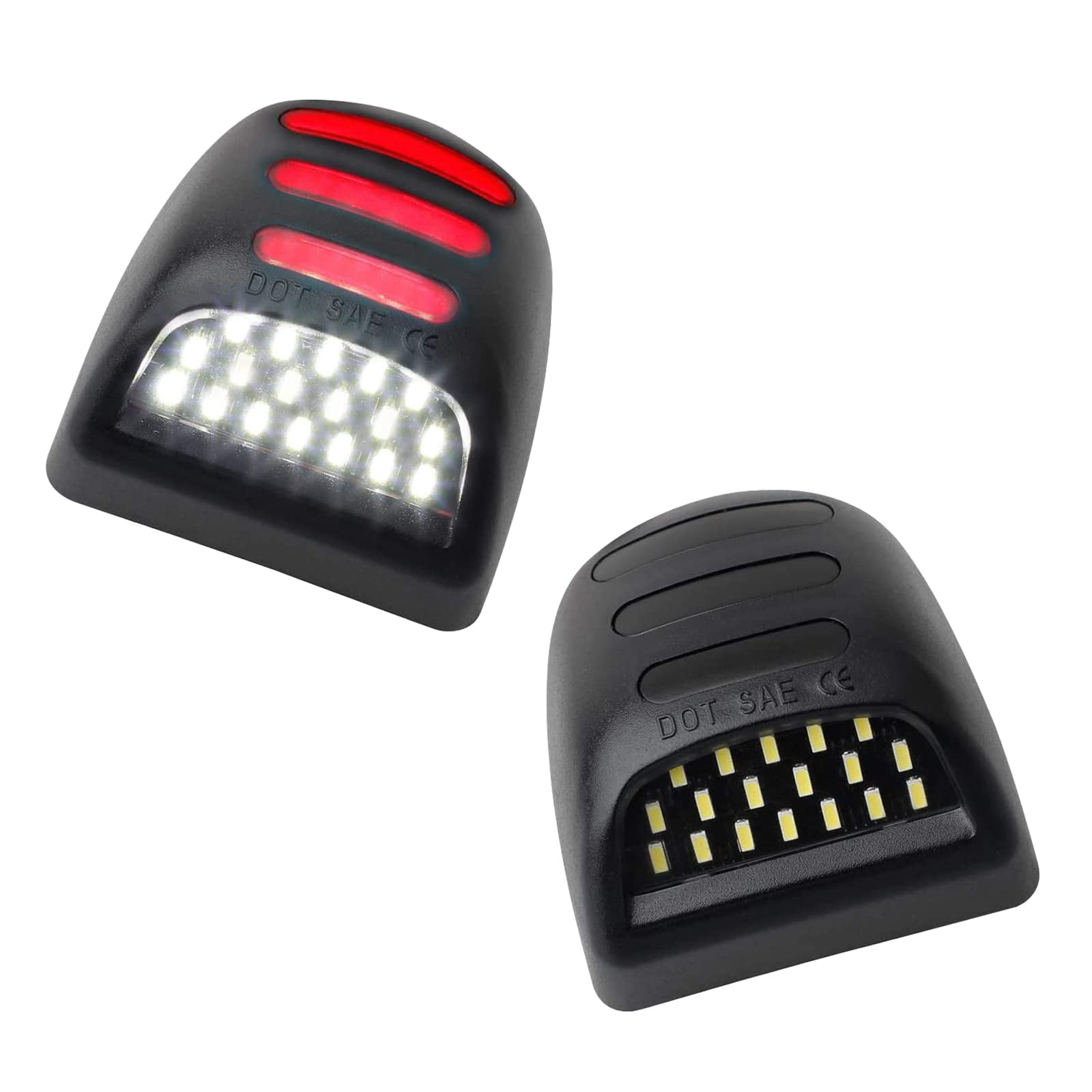 SAPILIT LED License Plate YPF5 Light Red OLED NEON Tubes Tag Lamp ...