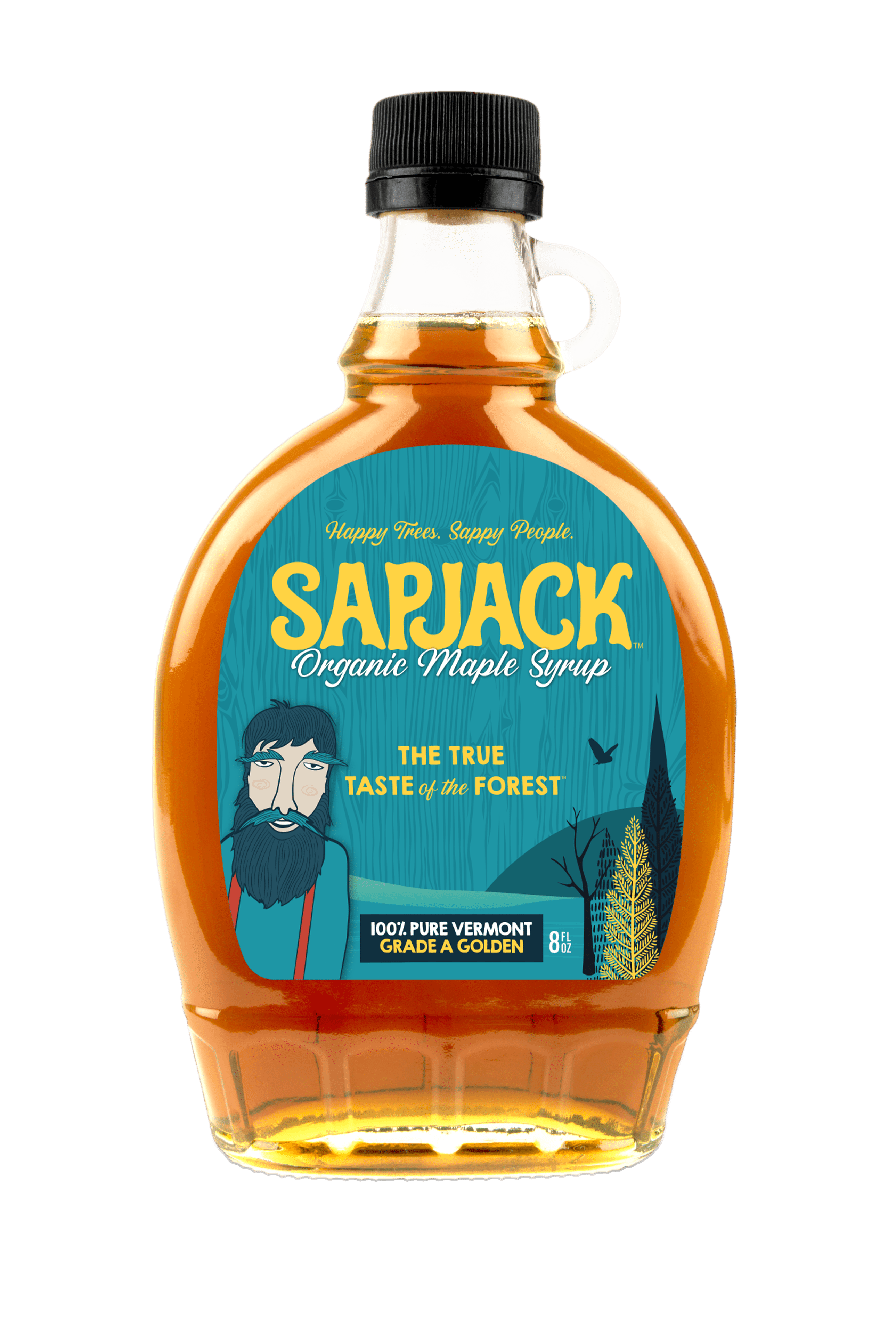 SAPJACK Grade A Golden Maple Syrup - 8oz - 100% Pure Maple Syrup ...