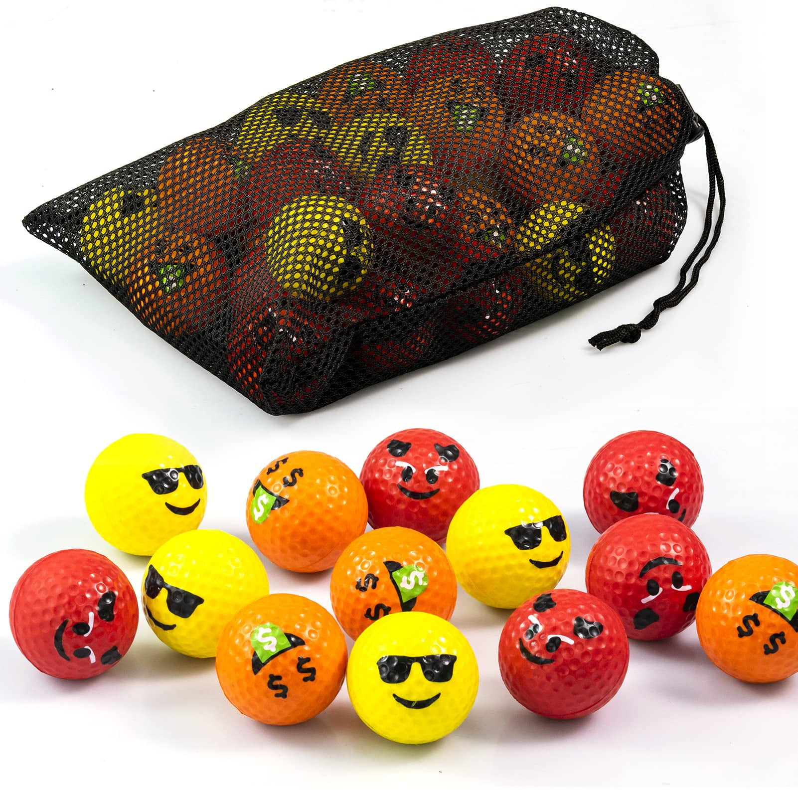 SAPLIZE Foam Golf Practice Balls, 12 Pack, Realistic Feel, Limited ...