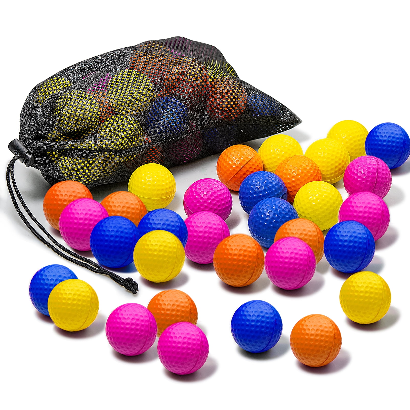 SAPLIZE 32 Pack Foam Golf Practice Balls, Realistic Feel and Limited ...