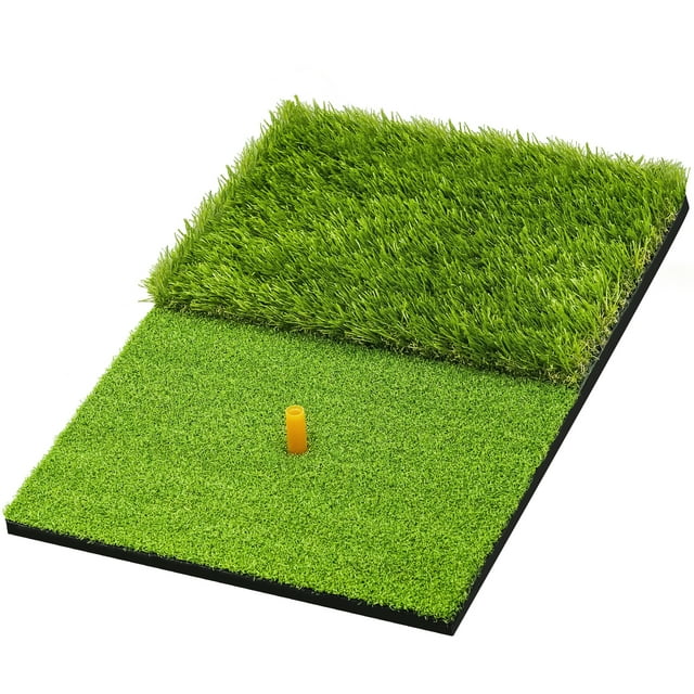 SAPLIZE Large Foldable Golf Hitting Mat, Indoor/Outdoor Training Turf ...