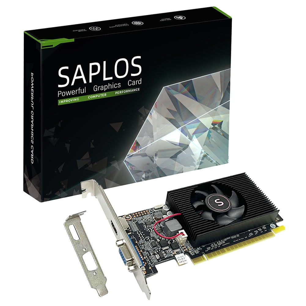 SAPLOS Geforce GT 610 KEF16 Computer Graphics Card, Video Card, 2G D3 ...