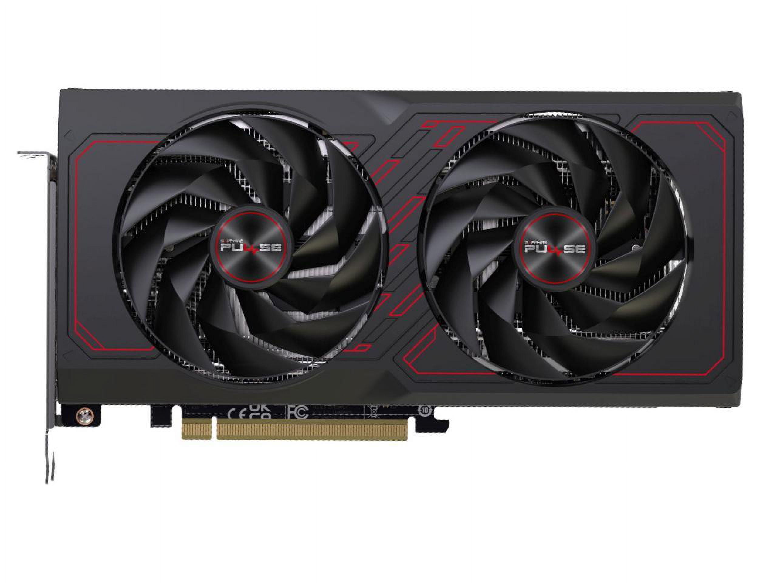 SAPPHIRE PULSE Radeon RX 7600 XT 16GB GDDR6 GPU, ATX Video Card for PC ...