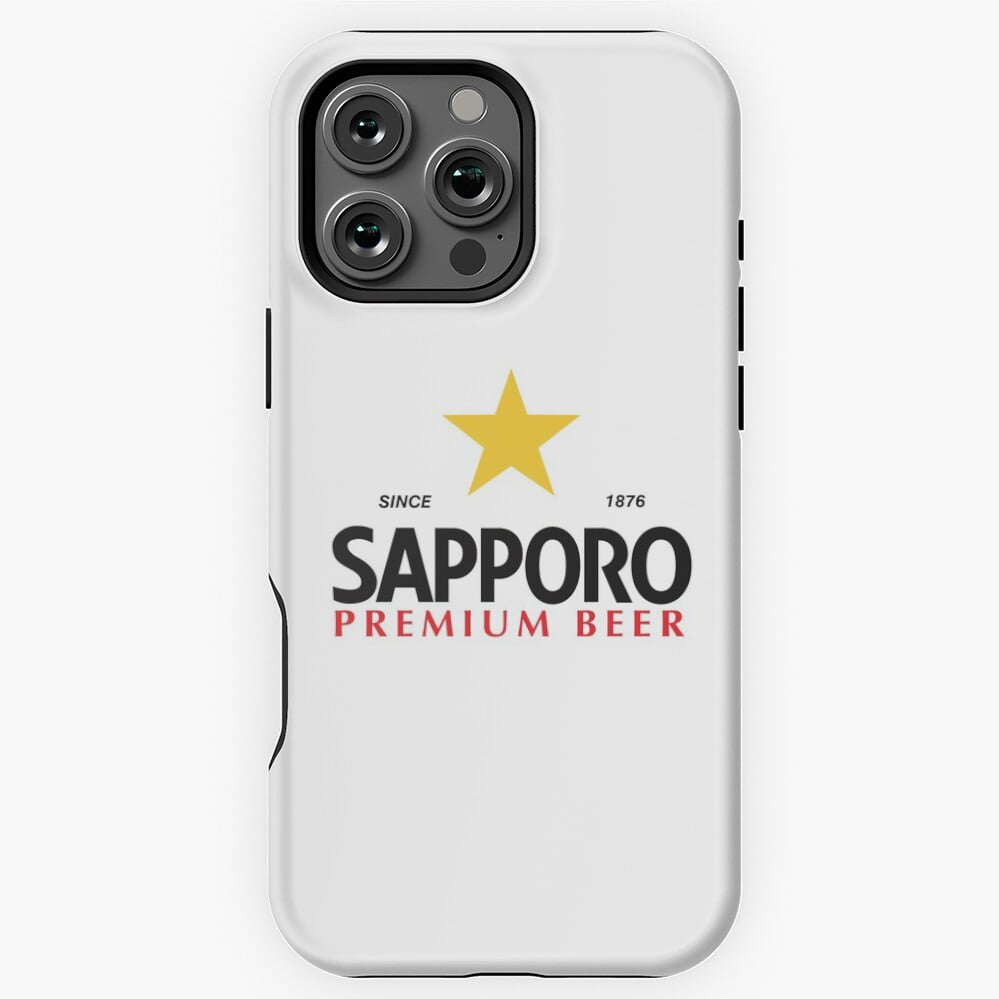 SAPPORO BEER Japanese Brand Logo Phone Case for iPhone 16 15 14 13 12 ...