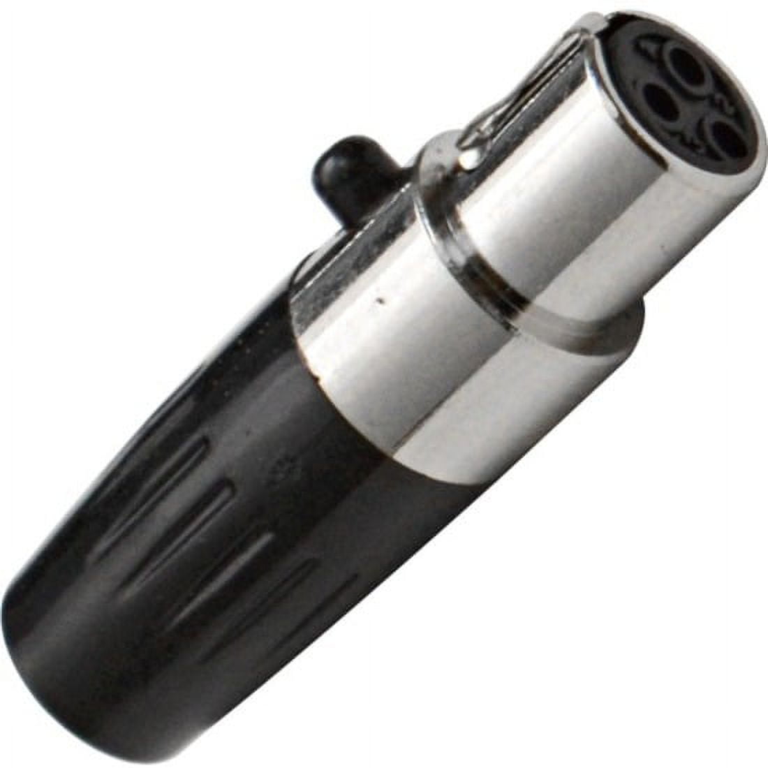 SAPT29 - 3 Pin Mini XLR Female Connector - Walmart.com