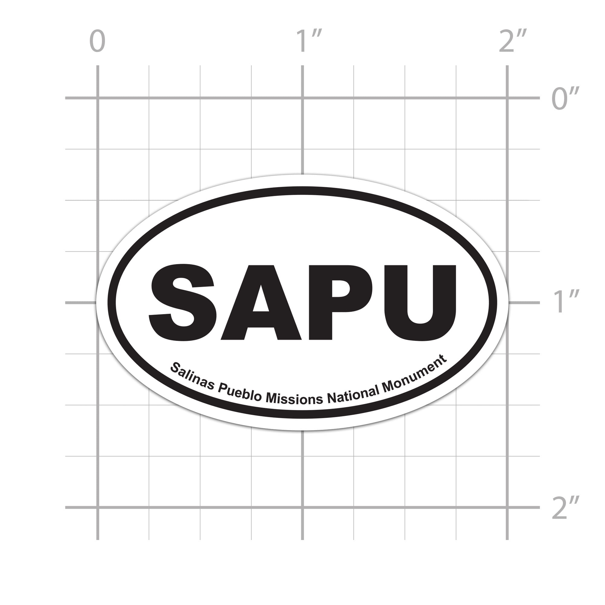 SAPU Salinas Pueblo Missions National Monument Sticker for water bottle ...