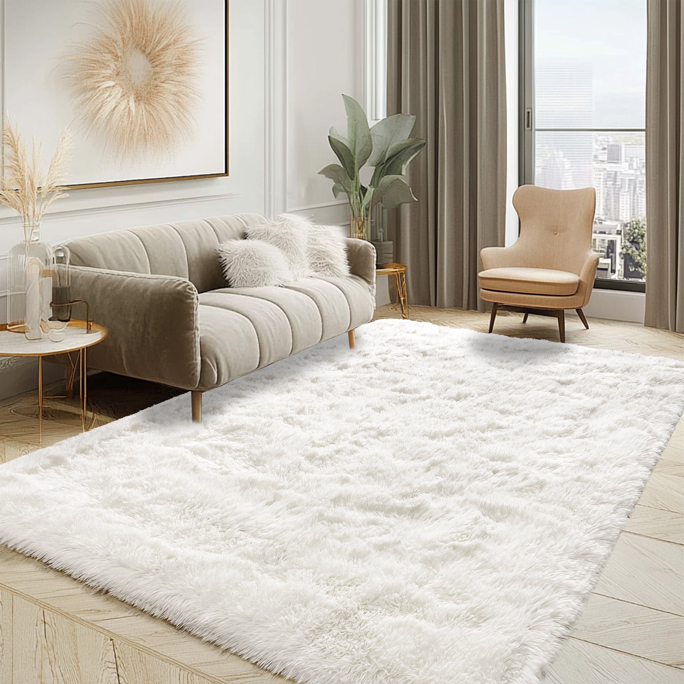 SARAG 9'x12'Super Soft Area Rugs ,Modern Shag Rug for Bedroom Living ...